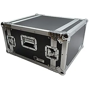 Harmony Audio Cases HC6UAD DJ Flight Amp 6U Rack Space Road Travel Amplifier Case