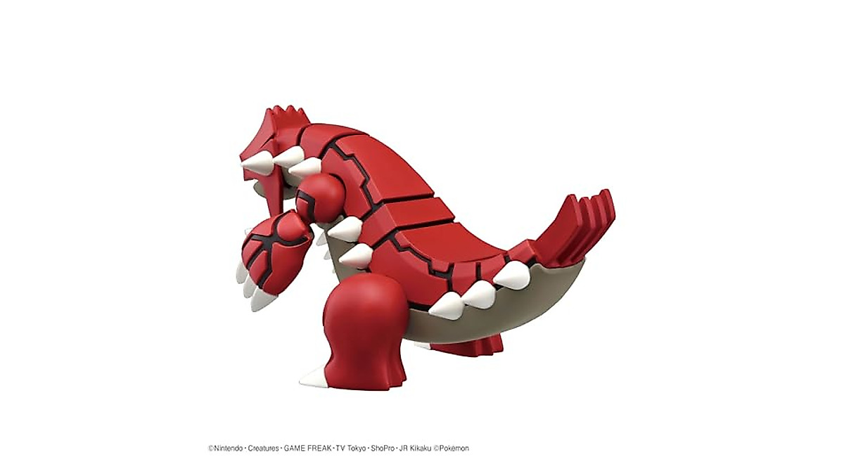 Pokemon Groudon Model Kit by Bandai - Collectible Plamo Series