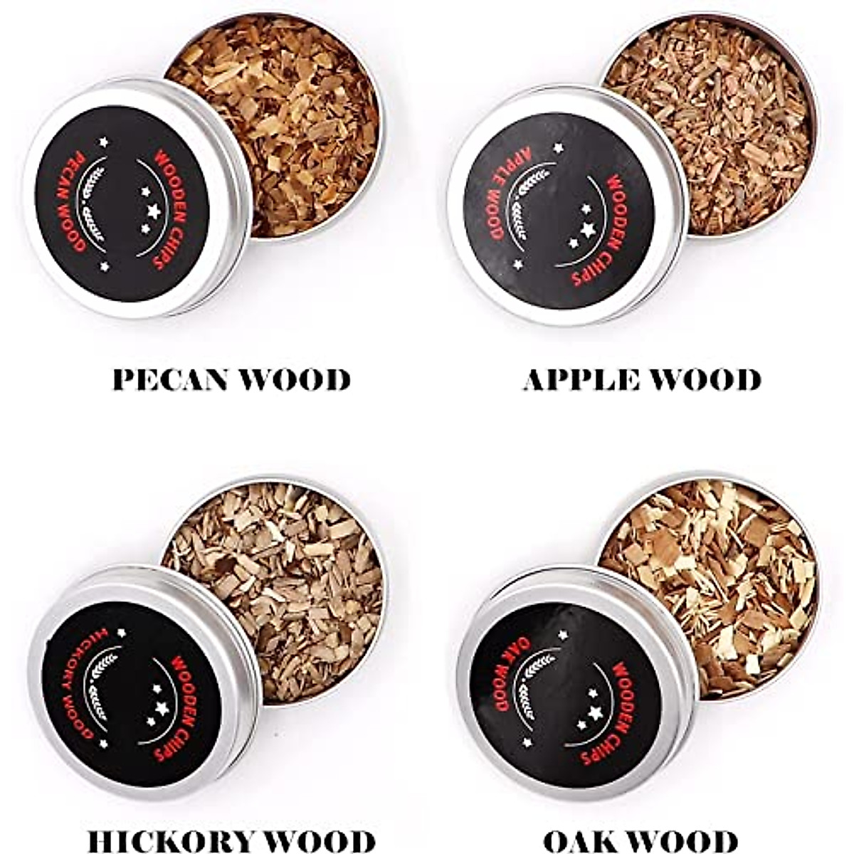 Cocktail Smoker Kit, Old Fashioned Smoker Kit, Bourbon Whiskey Smoker Infuser Kit with 4PCS Wood Chips - Gifts for Fathers Day, Lover, Men, Friends