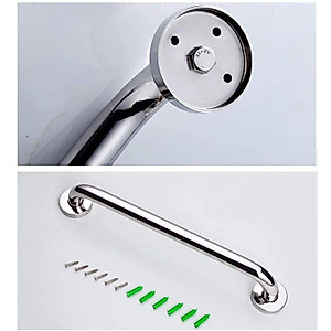 HongLianRiven Bath Handle Towel Rail Shower Grab Bar,Elderly Disabled Pregnant Women, Safety Non-Slip Accessible Handrails, Bathtub, Toilet, Bathroom, Kitchen (Size : 40cm)