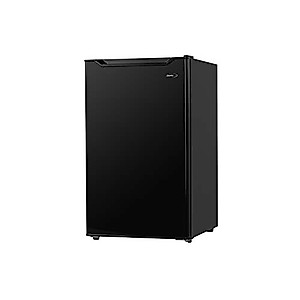 Danby DAR032B1BM 3.2 Cu.Ft. Mini Fridge In Black - Free-Standing All Fridge For Bedroom, Living Room, Kitchen, Dorm