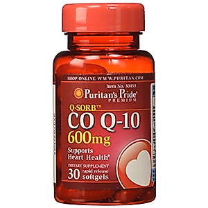Puritan's Pride Q-Sorb CO Q-10 600 mg-30 Softgels