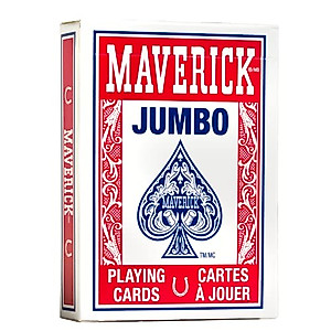 Maverick Jumbo 12 Pack Playing Cards , Blue