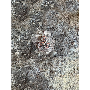 Jewelry Trends Celtic Triskele with Gold-Plated Trinity Knot Sterling Silver Pendant