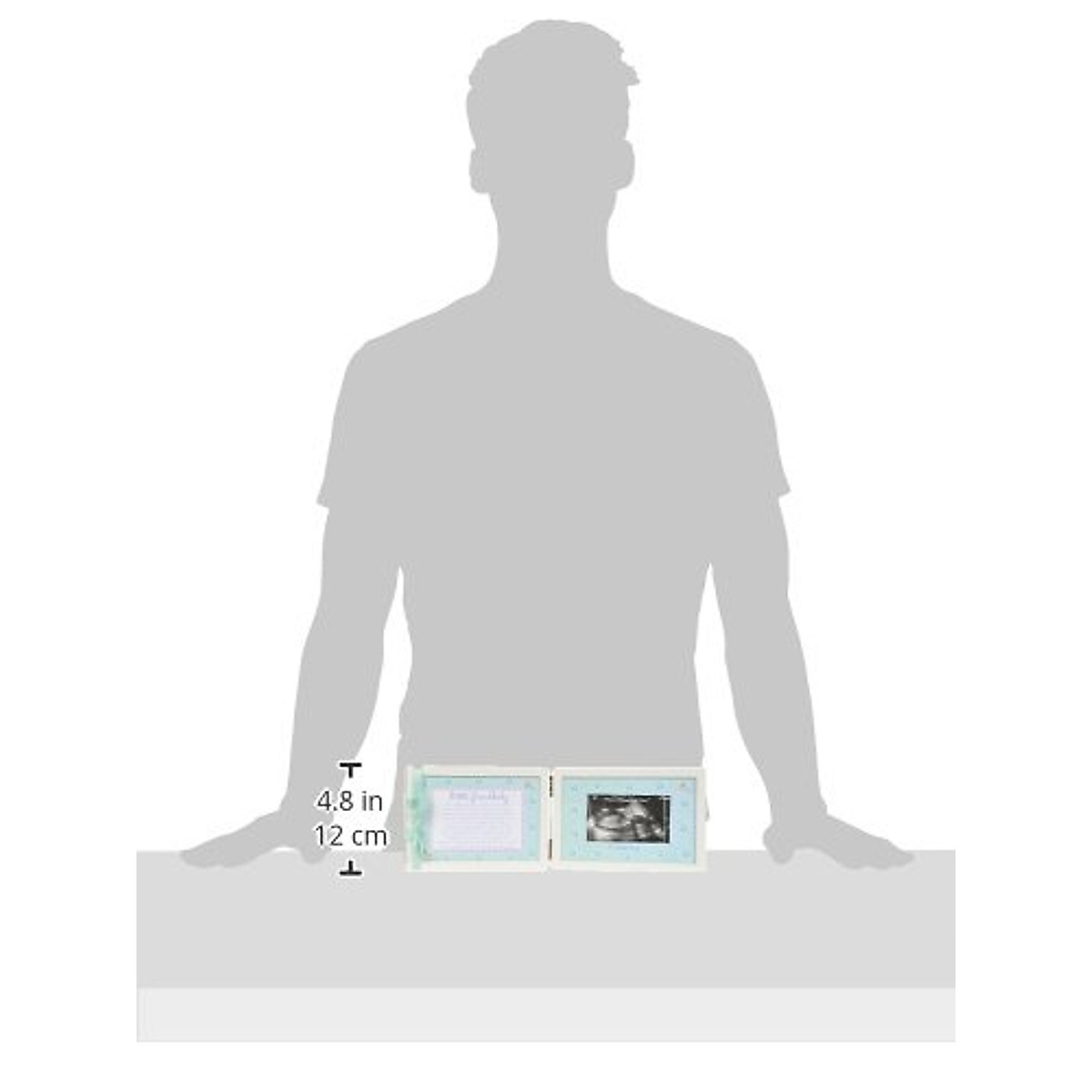 Little Grandbaby Ultrasound Picture Frame/Sonogram Frame, Pregnancy Announcement for Grandparents/New Baby Announcement/Baby Shower Keepsake