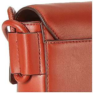 DKNY Kiera Flap Crossbody Bag, Brick RED