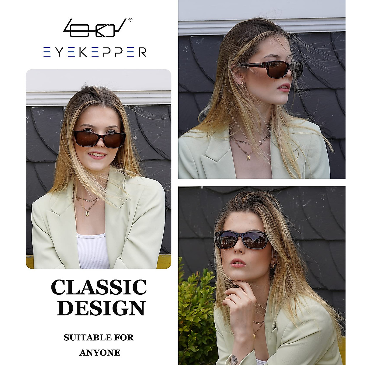 Eyekepper Bi-Focal Sunshine Readers Fashion Bifocal Sunglasses Tortoise/Brown Lens +2.5