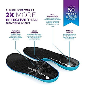 Heel That Pain Plantar Fasciitis Insoles Blue, (W 6.5-10, M 5-8) & Heel That Pain Insoles Full Length Heel Seats, (W 8-8.5, M 6.5-7) & Heel That Pain Heel Seat Wraps, (W 6.5-10, M 5-8)