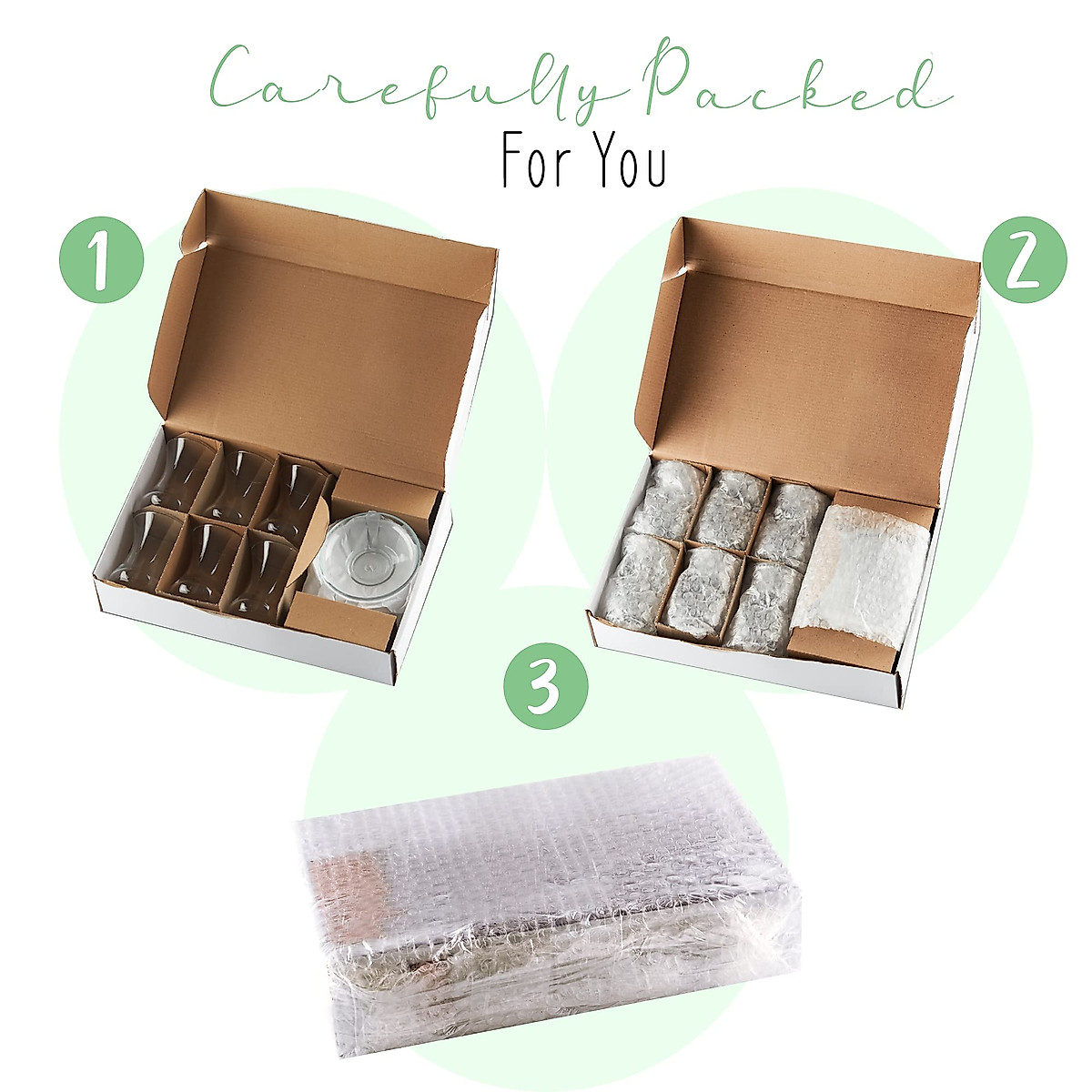 BullyBae Turkish Tea Glasses and Saucers Set (12 Pieces), Arabic Persian Tea Cups (4oz/120ml)