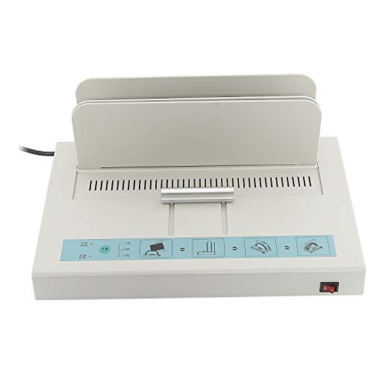 Yaegoo 110V Thermal Binding Machine 1-50MM Binding Thickness Universal Thermal Binding Machine Infrared Light Detecting Hot Melt Machine Contract Document Invoice Folder
