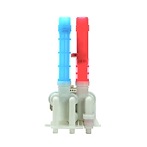 FRIGIDAIRE 5304528029 Replacement Washing Machine Water Inlet Valve Assembly, Pink/Blue/White
