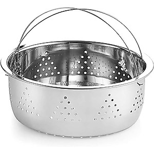 Cook N Home 4-Piece Stainless Steel Pasta Cooker Steamer Multipots, 12 Quart, Silver