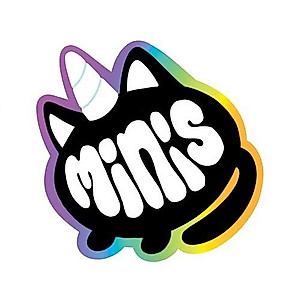 TeeTurtle - The Original Reversible Ball Plushie - Storm + Rainbow - Cute Sensory Fidget Stuffed Animals That Show Your Mood