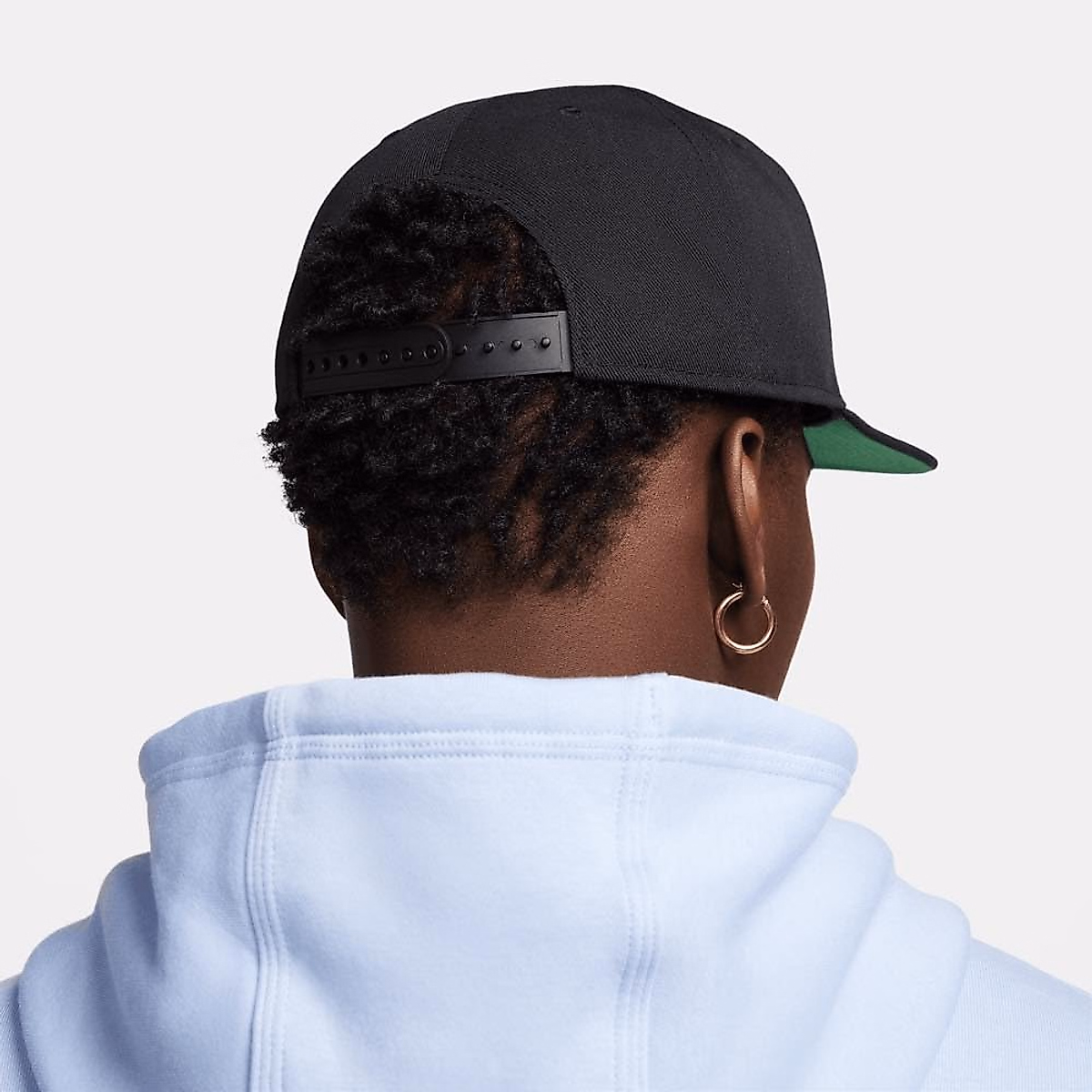 Nike Sportswear Pro Swoosh Snapback Cap Hat (US, Alpha, Medium, Large, Black)