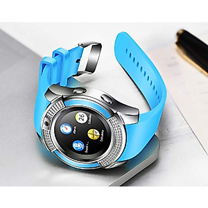 AKDSteel Y1 blueteeth Smart Watch with Touch Screen Camera/SIM Card Slot Waterproof Smart Watch Black Fashion CE