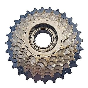 Aosekaa 7 Speed MTB Bike Bicycle Cassette Flywheel Replace Parts Made of High Strength Steel Stable Performance Wear Resistant for Mountain Bikes