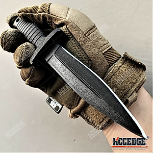 Tactical Knife Hunting Knife Survival Knife 7" Spear Point Blade w/ Fire Starter In Pressure Retention Sheath Fixed Blade Knife Camping Accessories Camping Gear Survival Kit Survival Gear And Equipment Tactical Gear Hunting Gear EDC Knife EDC Gear 81012