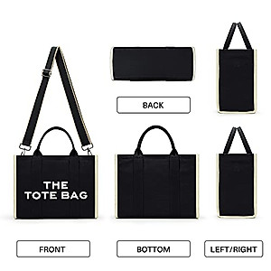 The Tote Bag For Women,Womens Tote Bags with zipper,Canvas Tote Purse Can shoulder/crossbody,Handbag