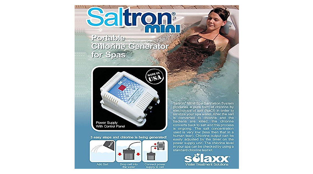 Saltron Mini Salt System Drop-In Saltwater Chlorine Generator for Hot ...