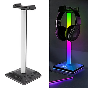 RGB Gaming Headset Stand Type C USB LED Headphone Holder for Desk Desktop Mood Lighting, Sleeping Light Table Lamps Daily Night Lights