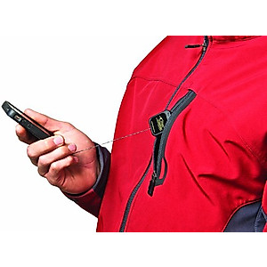 Hammerhead Industries Gear Keeper Smartphone Retractor RT5-5470 – Features Heavy-Duty Multiple Mount-Snap Clip/Threaded Stud with Q/CI Lanyard - Made in USA