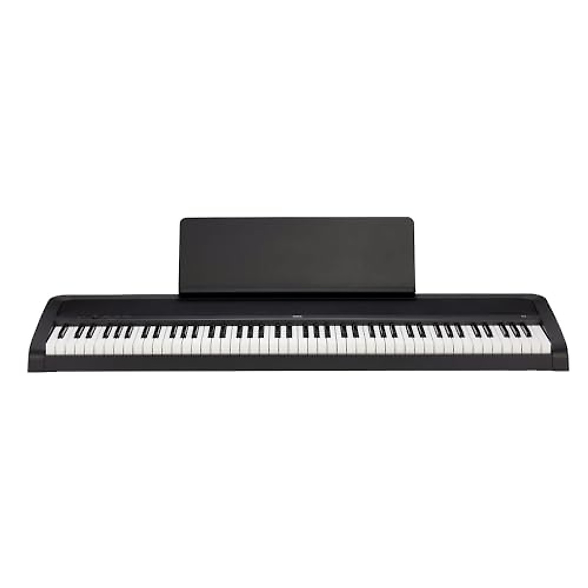 Korg B2 Portable Digital Piano with 88-Key Full Size Weighted Keyboard, Built-in Speakers, Music Stand, Sustain Pedal, and Power Supply (B2BK)