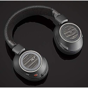 Plantronics Voyager 8200 UC Bluetooth Headset with USB Type-A Adapter (Black) (208769-01) Essential Bundle (Renewed)