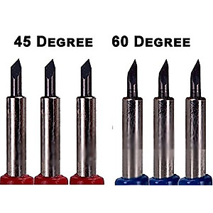 Craft Blades German Carbide Bulk Packs Deep Point (20 Pack - 15 Standard & 5 Deep Point)