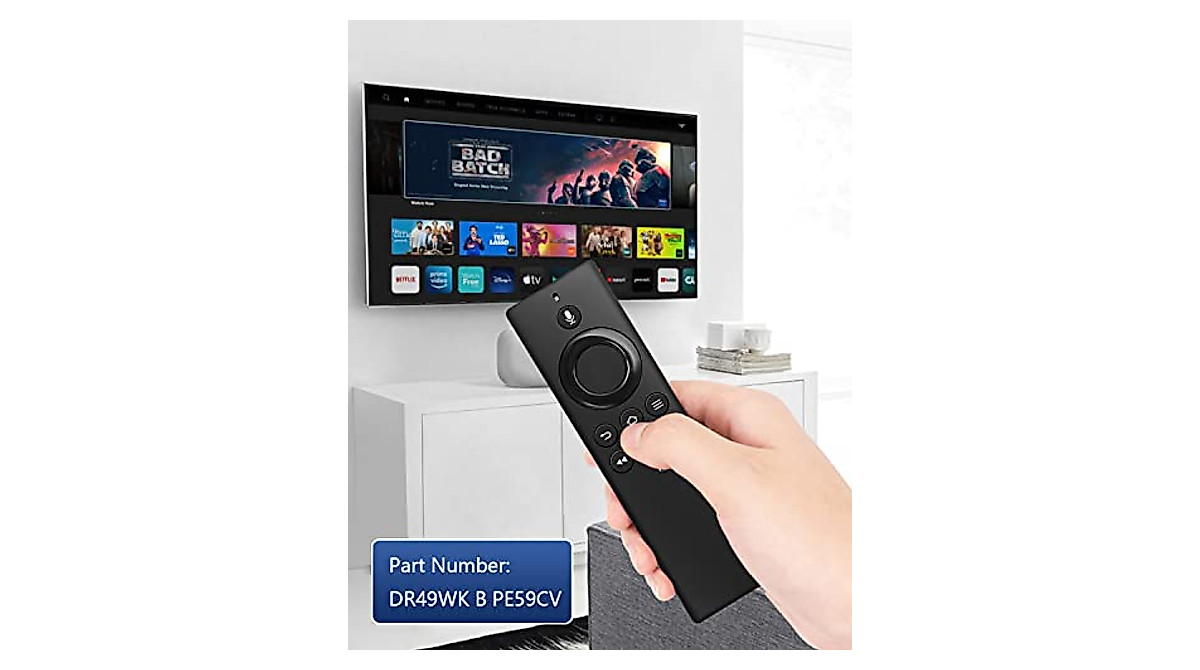 Wireless Voice Remote for Amazon Fire TV - 2nd Gen & More