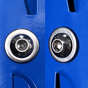 5/16-18 x 3" Button Head Socket Cap Bolts Screws, 10Pcs 304 Stainless Steel 18-8, Allen Hex Drive, Bright Finish by SG TZH(with Hex Spanner)