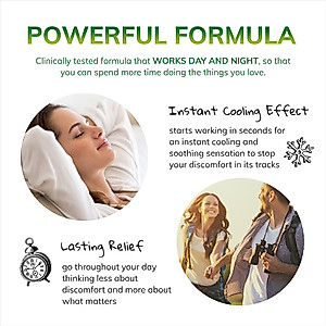 Truganic Premium Hemp Relief Cream 500,000,000-Powerful Soothing Hemp Cream for Back, Muscle, Joints, Skin Care