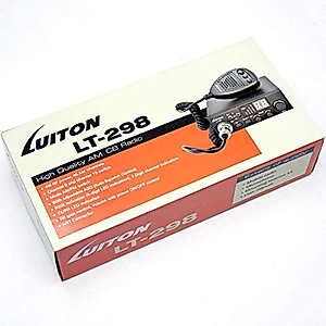 LUITON 40-Channel CB Radio LT-298 Compact Design with External Speaker Jack, Large Easy to Read LED Display Compatible with 12-24V Voltage