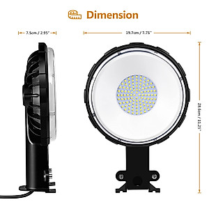 LED Barn Light 100W, 10000LM Dusk to Dawn Outdoor Area Lighting, 5000K Daylight Yard Lights, IP65 Waterproof LED Ceiling Security Lights for Outdoor Street Barns Garage Yard Warehouse Farmhouse