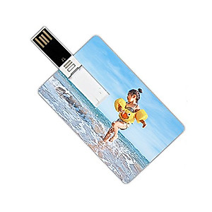 Personalized Credit Card Thumbdrive Custom DIY Logo USB Flash Drive (4GB X 20PCS)