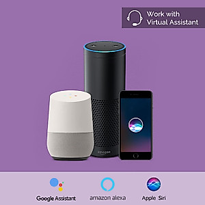 eco4life 2pack Smart IP Camera 1080P HD Resolution WiFi, Night Vision Motion Detection and Push Notification 2way Audio 24/7 Monitoring Security White Color Mini Size