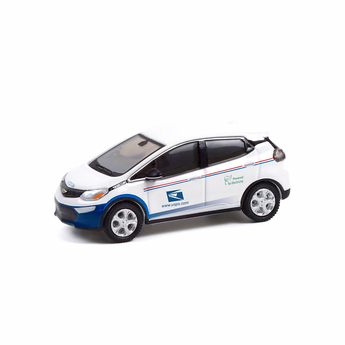 Greenlight 1:64 2017 Chevro&let Bolt - United States Postal Service Powered by Electricity (Hobby Exclusive) 30263 [Shipping from Canada]
