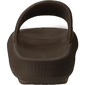 Joomra Slippers for Women Mens Foam Pillow House Shower Bath Bathroom Puffy Home Platform Sandals Shower Cushion Slides for Ladies Female Male Sandles Chocolate 37-38