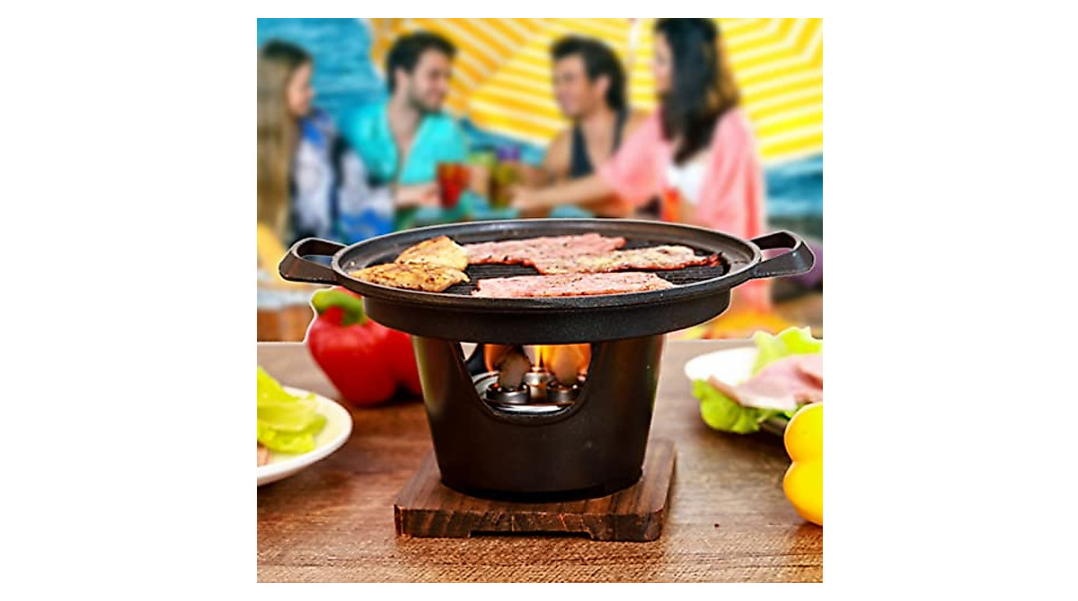 Portable Charcoal Grill for BBQ & Japanese Hibachi Cooking