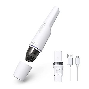 eufy by Anker, HomeVac H11,Ultra-Lightweight 1.2lbs, Compact, Washable Filter, Cordless Handheld Vacuum Cleaner, 5500Pa Suction Power,USB Charging, for Home Cleaning, White