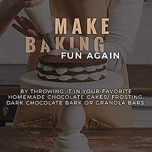 Cacao Powder Organic - 1 Pound - Unsweetened Premium Grade Superfood (Raw) - USDA & Vegan Certified - Perfect for Keto, Breakfast, Hot Chocolate, Baking & Ice Cream. (Cacao Powder (1 LB))