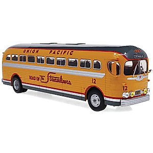 GMC PD4151 Bus-Silversides Union Pacific Railroad Los Angeles 1/43 Scale Iconic Replicas