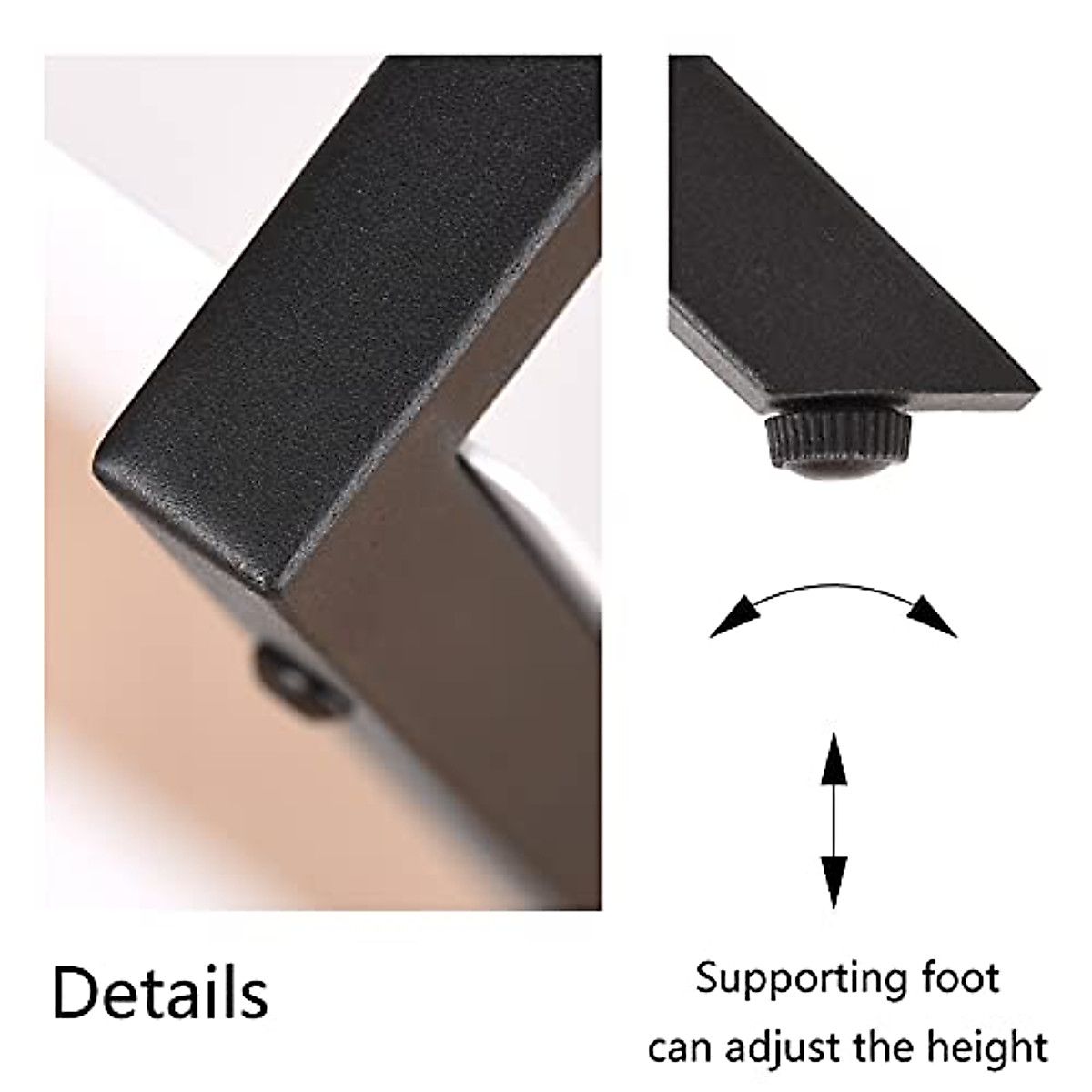 CA CENG AN Metal Bookshelf, Modern Industrial Bookcase,Small Bookshelf,Simple Bookshelf