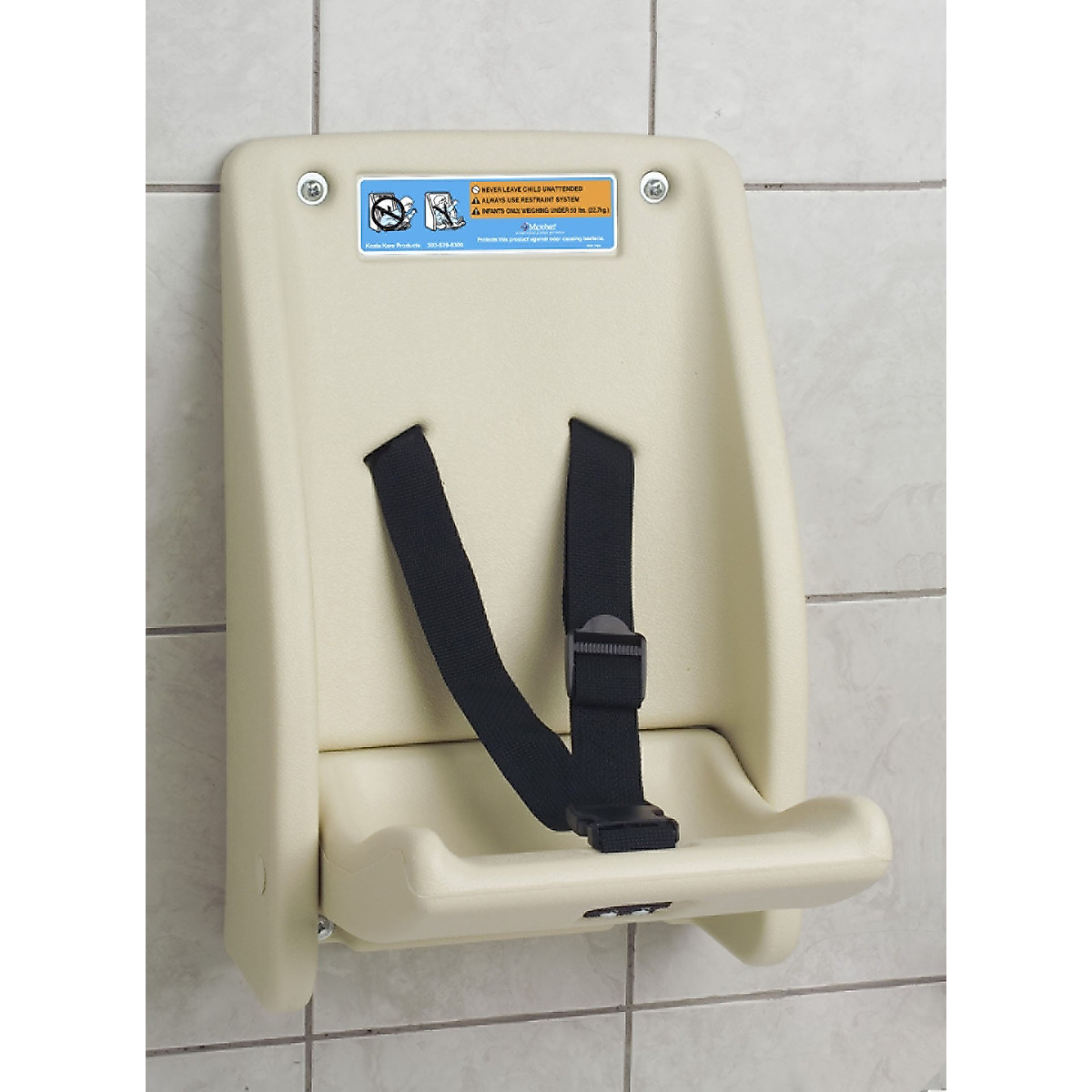 Koala Kare KB102-00 Wall Mounted Child Protection Seat, Cream