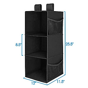 MAX Houser Hanging Closet Organizer, Hanging Sweater Organizer,Foldable Hanging Shelves for Closet