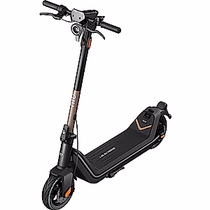 NIU Electric Scooter for Adults - KQi3 Pro with 350W Power, 31 Miles Long Range, Max Speed 20MPH, Wider Deck, Triple Braking System, 9.5'' Tubeless Fat Tires, Portable & Folding, UL Certified