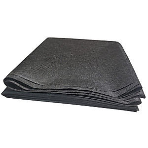 3 yds. X 63 ins. Upholstery Dust Cover Fabric Replacement, Non-Woven Black Cambric Fabric for Under Cloth of Couches, Recliners, Loveseats, Chairs, Sofas or Mattresses Bottom Cover