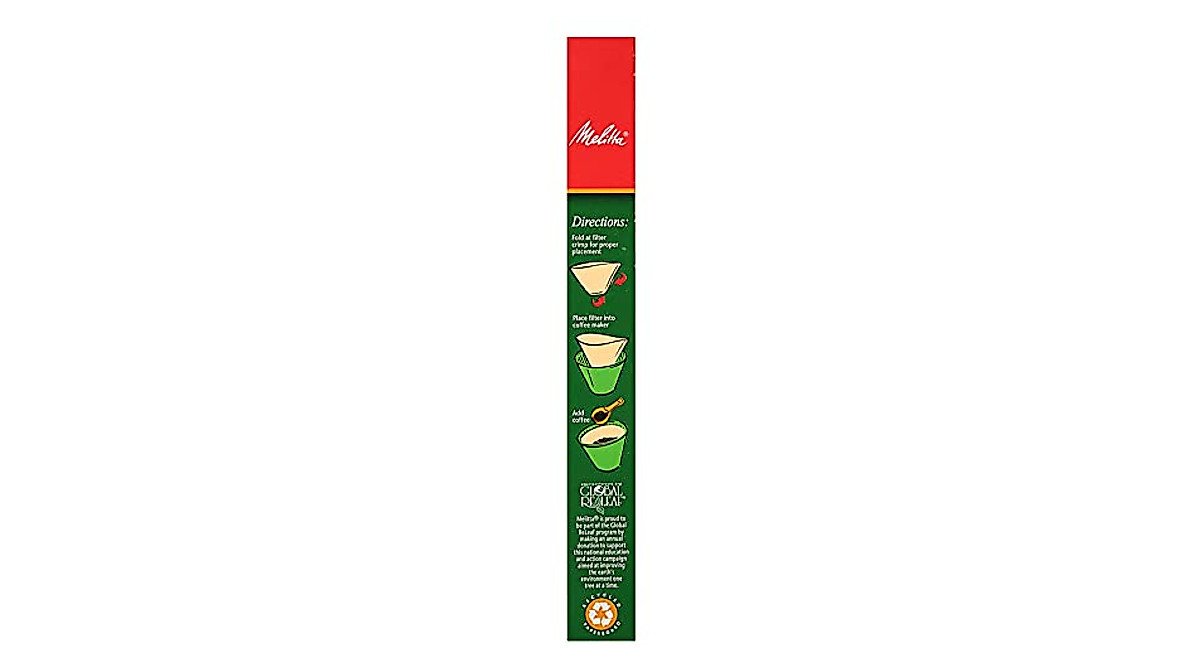Melitta #4 Cone Coffee Filters: Easy Measure, 80 Count Pack