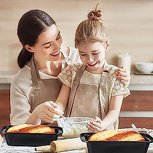 Tanlade 10 Pack Nonstick Bread Loaf Pan 9.5 x 5 Inch Loaf Baking Pan for Homemade Bread Kitchen Baking Pan Tin Home Brownies and Pound Cakes