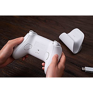 8Bitdo Ultimate Bluetooth Controller with Charging Dock, Bluetooth Controller Wireless Switch Controller for Switch and Windows(White)