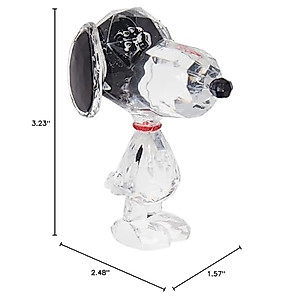 Enesco Facets Peanuts Snoopy The Dog Figurine, 3.25 Inch, Multicolor